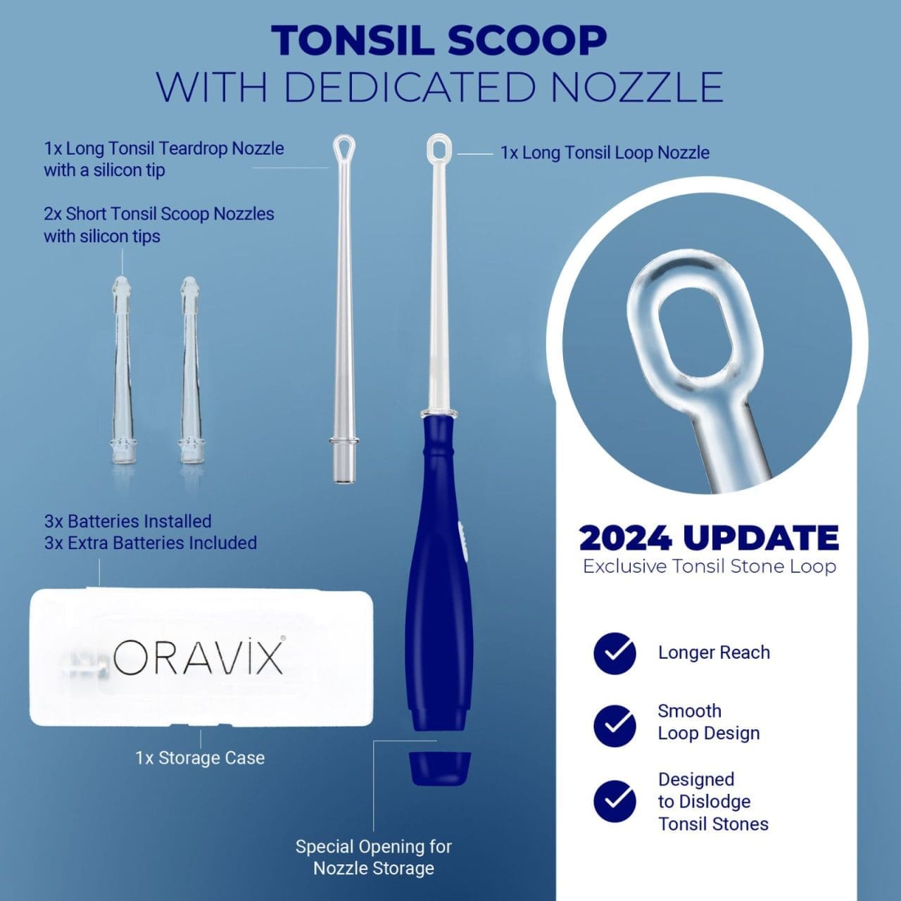 Tonsil Stone Removal Tool | ORAVIX